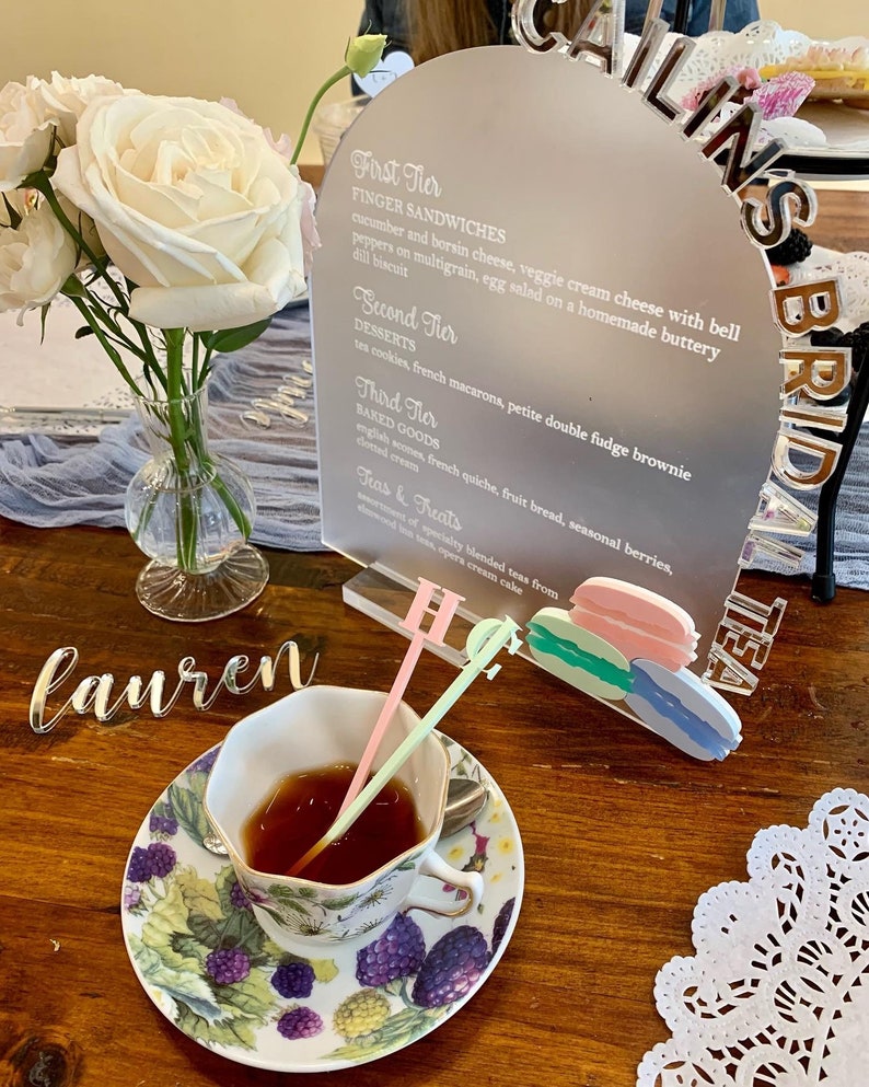 Laser Engraved Acrylic Bar Menu Signature Drink Menu - Etsy
