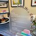 Laser Engraved Acrylic Bar Menu Signature Drink Menu - Etsy
