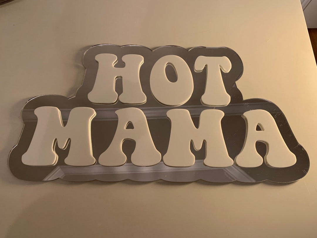 Hot Mama Photo Backdrop Baby Shower Retro - Etsy