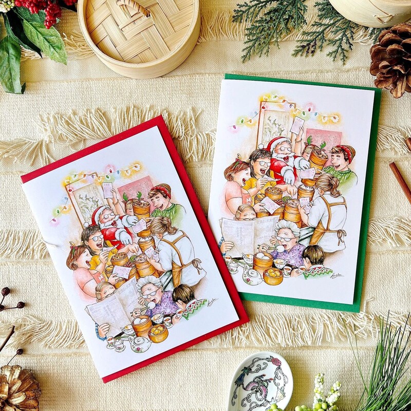 Hand Painted Christmas Cards - Etsy