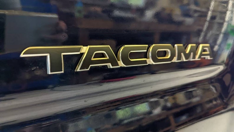 2005-2015 Toyota Tacoma Door & Tailgate Emblem Decal Overlays for SR5 ...
