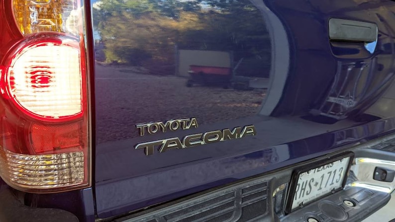 2005-2015 Toyota Tacoma Door & Tailgate Emblem Decal Overlays for SR5 ...
