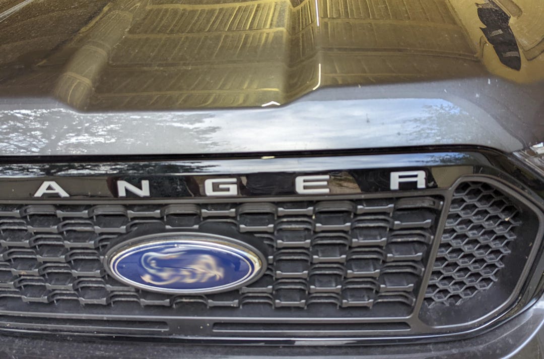 2019-2023 Ford Ranger Grill Vinyl Decal Letter Inserts - Custom Upgrade ...