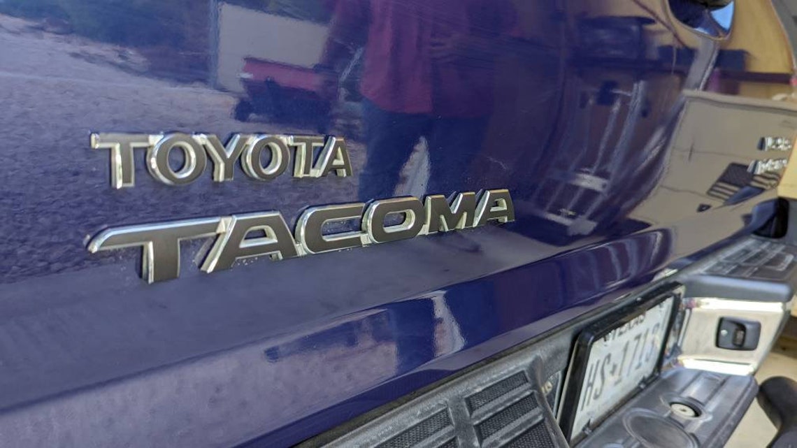 2005-2015 Toyota Tacoma Door & Tailgate Emblem Decal Overlays for SR5 ...