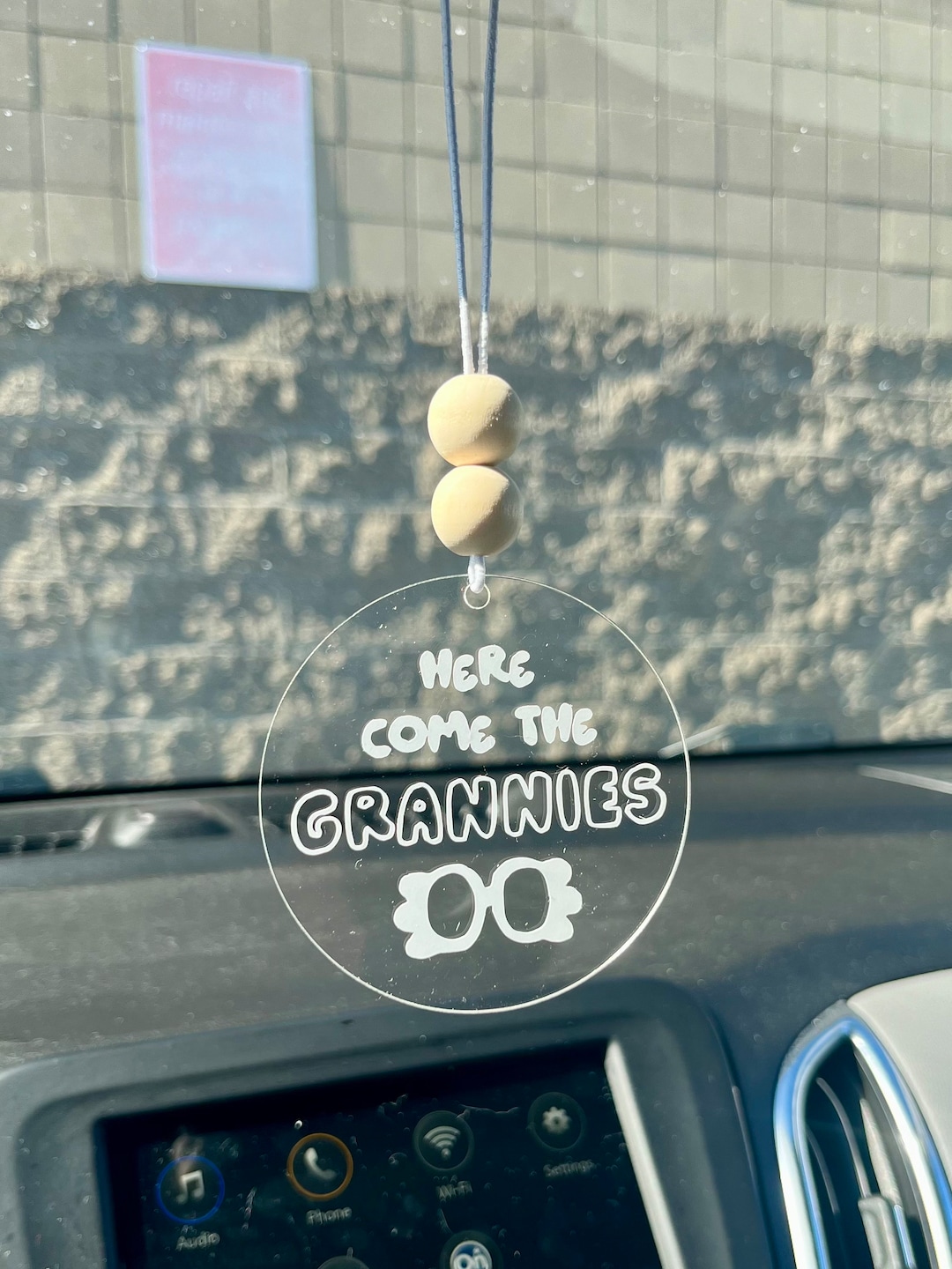 Bluey Grannies Car Mirror Charm - Etsy