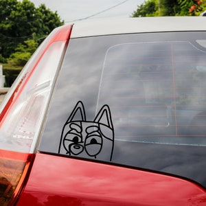 Bluey Angry Muffin Decal Sticker - Etsy