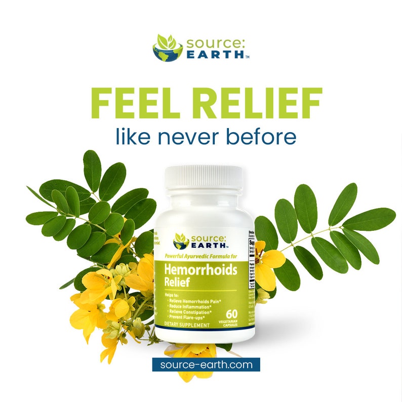Hemorrhoids Constipation Piles Relief Ayurveda All-natural Herbal ...