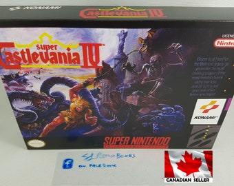 Super Castlevania Iv Box - Etsy