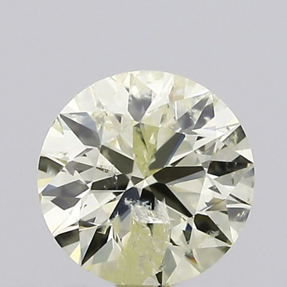 0.32 CT Round Natural White M Color Diamond I1 Clarity Use For | Etsy