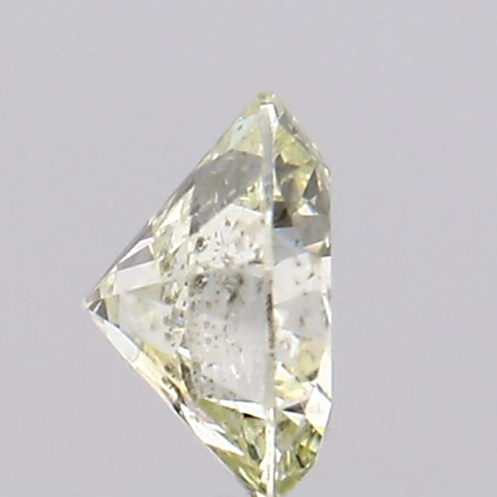 0.26 CT Round Natural White L Color Diamond I1 Clarity Use | Etsy