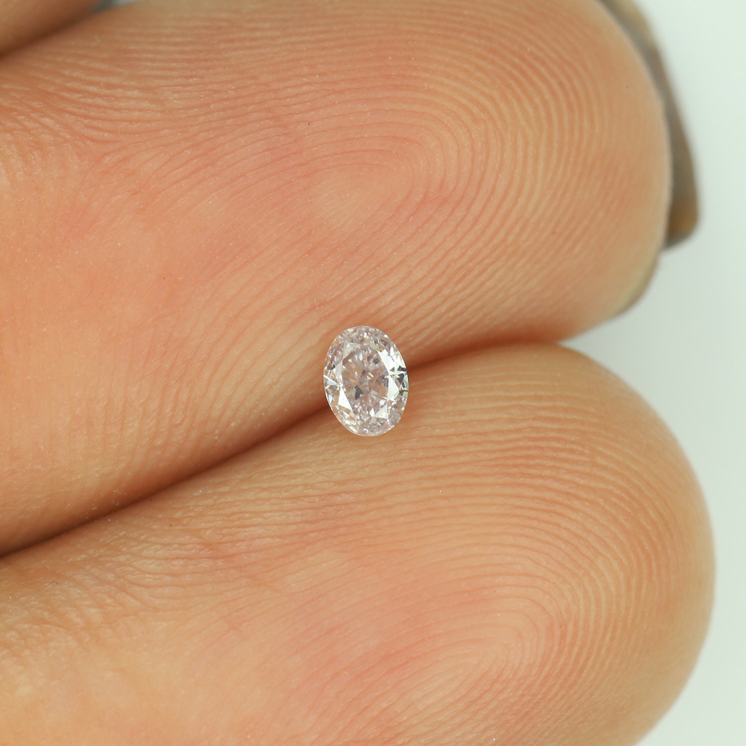 0.08 CT Pink Color Oval Diamond Natural loose Diamond Oval Cut Gifts ...