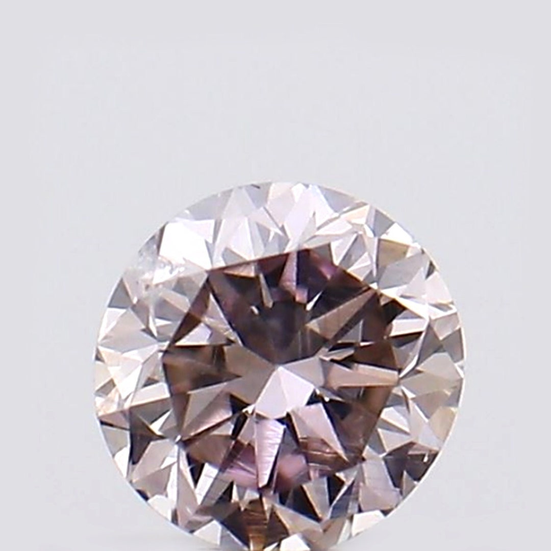 0.08 CT Pink Color Round Diamond Natural Loose Diamond Round - Etsy