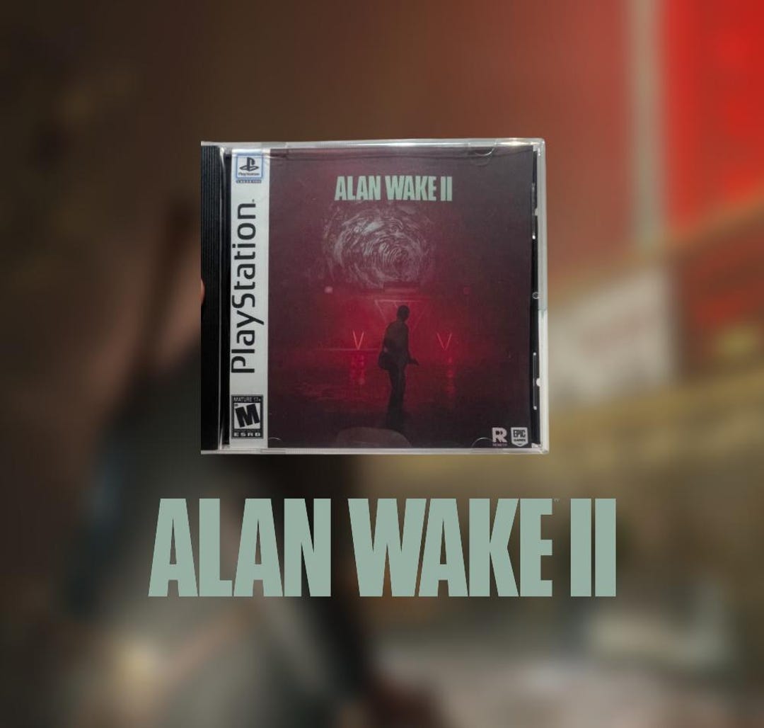Alan Wake 2 PS1 Inspired Custom Game Case - Etsy