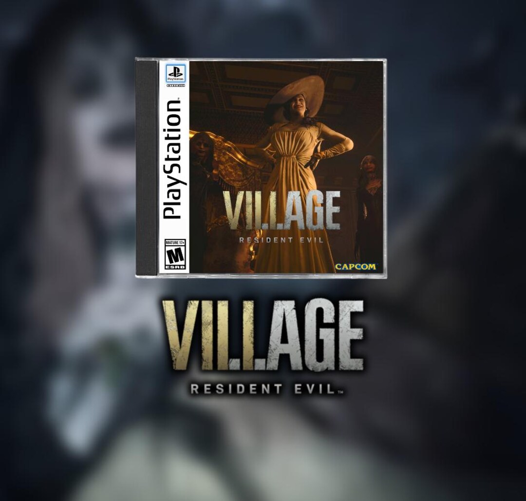 Resident Evil Village PS1 Inspired Custom Game Case - Etsy