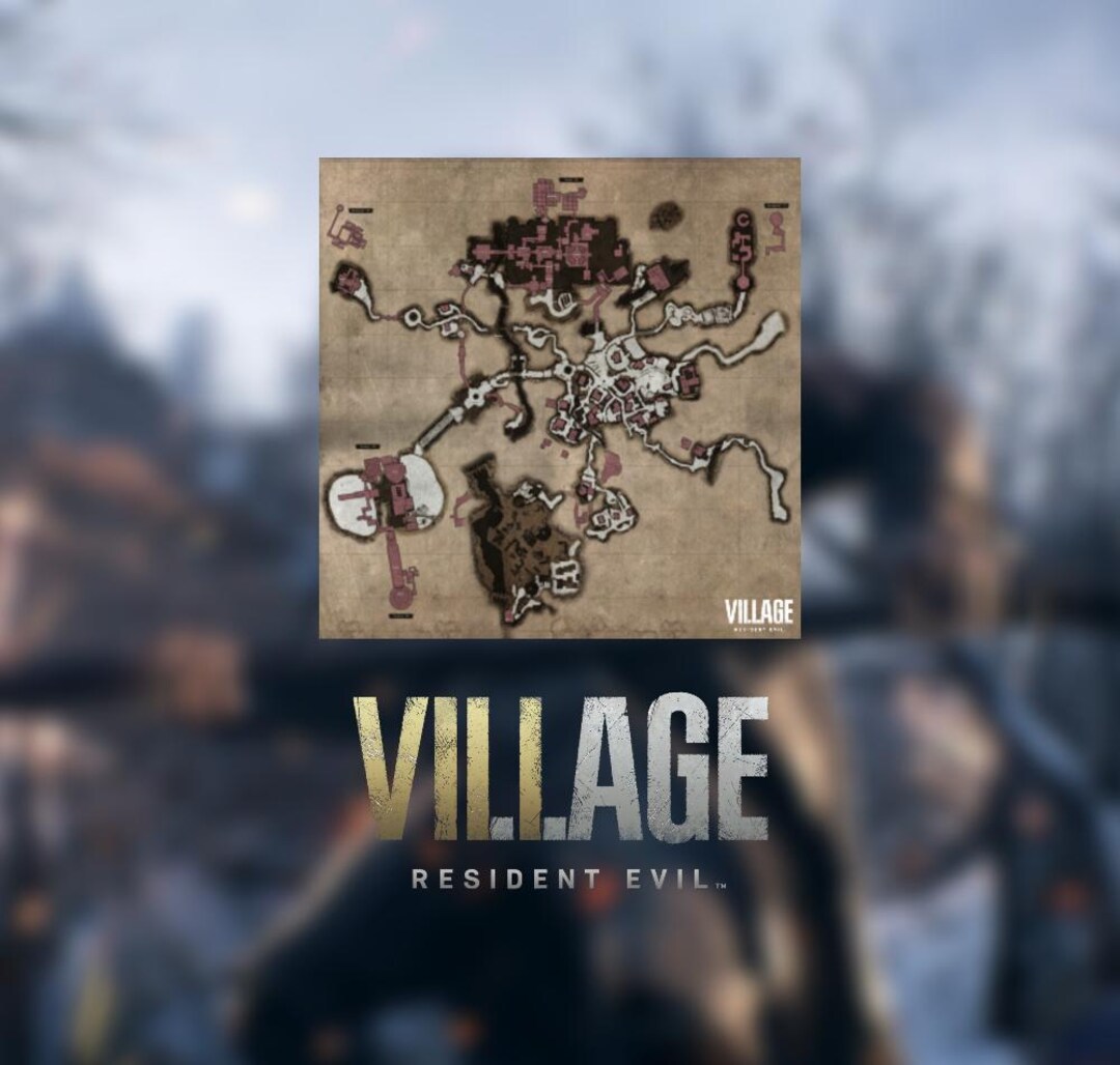 Resident Evil 8 Custom Game Village Map (11 X 11) (pristine or Ruined ...