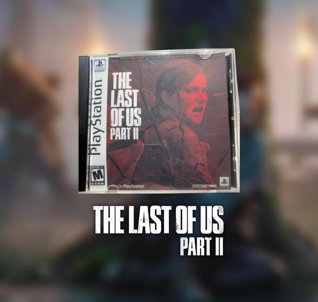 The Last of Us Part 2 PS1 Inspired Custom Game Case - Etsy
