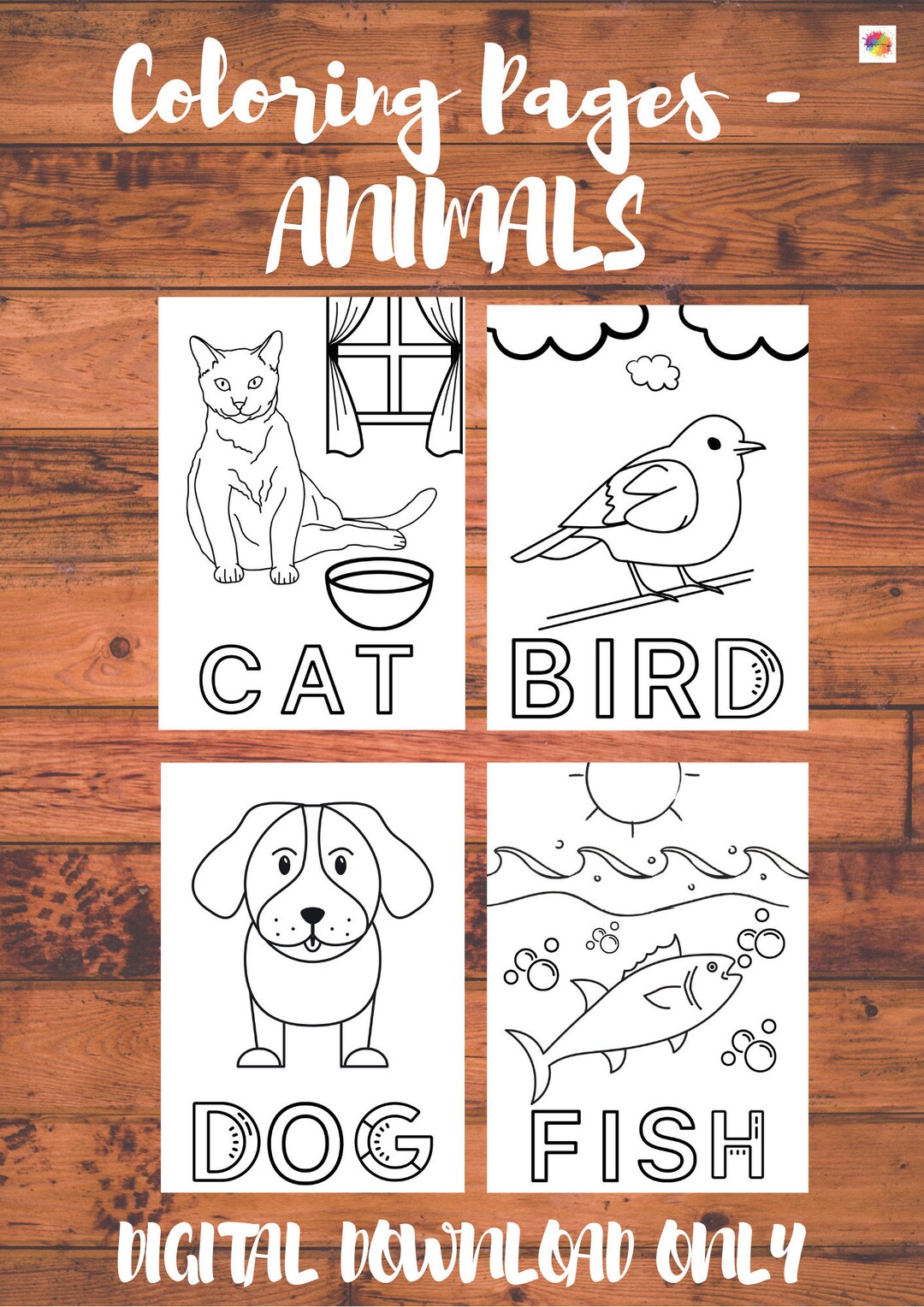 Animal Coloring Pages, Kids Coloring Sheets, Fun Kids Activities, Kids ...