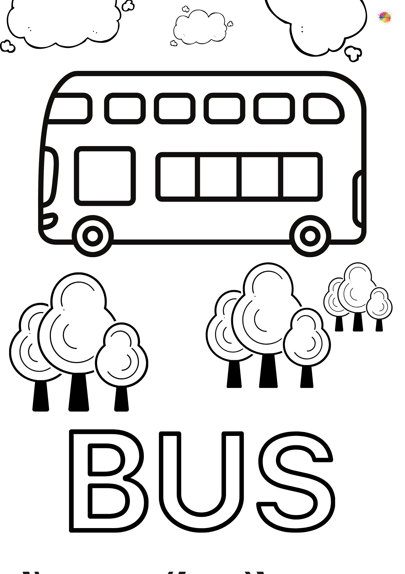 Transportation Coloring Pages, Coloring Pages , Kids Coloring Sheets ...
