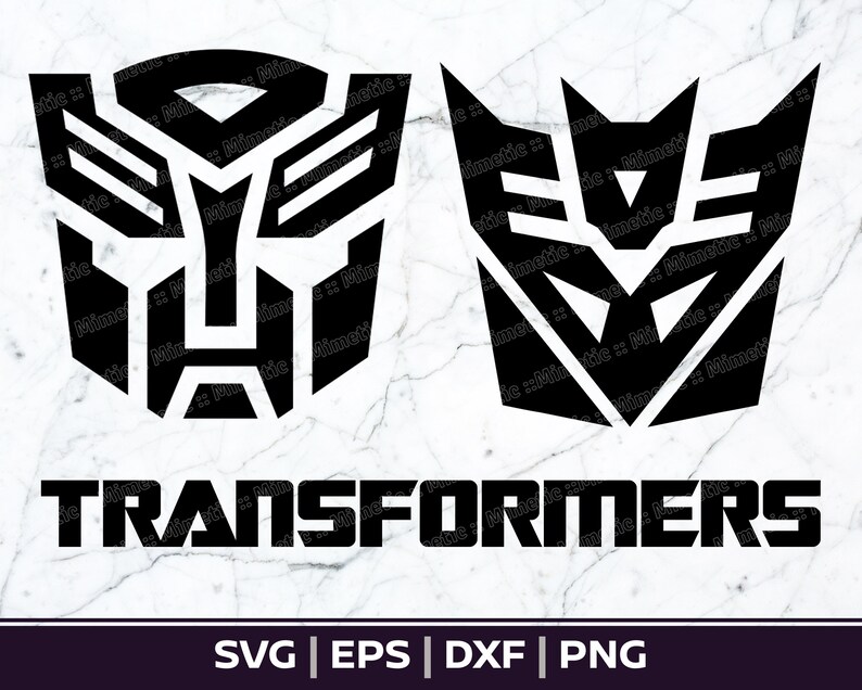 SVG File Transformers Logos SVG Transformers cut file vinyl | Etsy