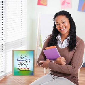 Good Teachers Teach Wall Art Digital Download Teacher Gift Teacher ...