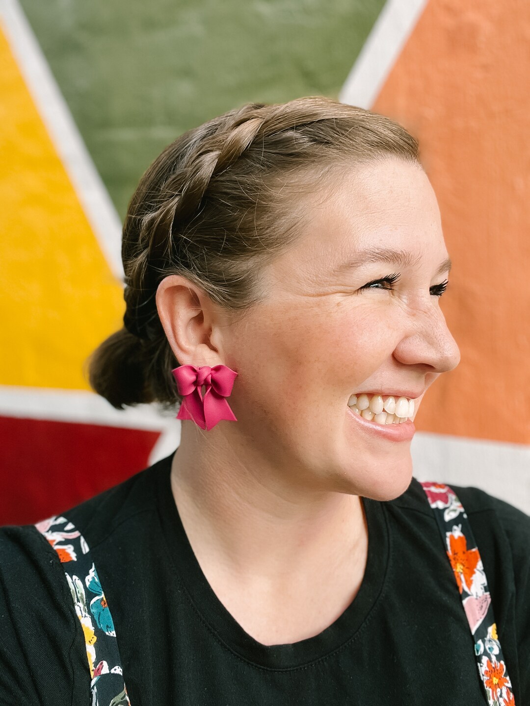 The Emma Bow Stud | Polymer Clay Earrings, Unique Earrings, Statement ...