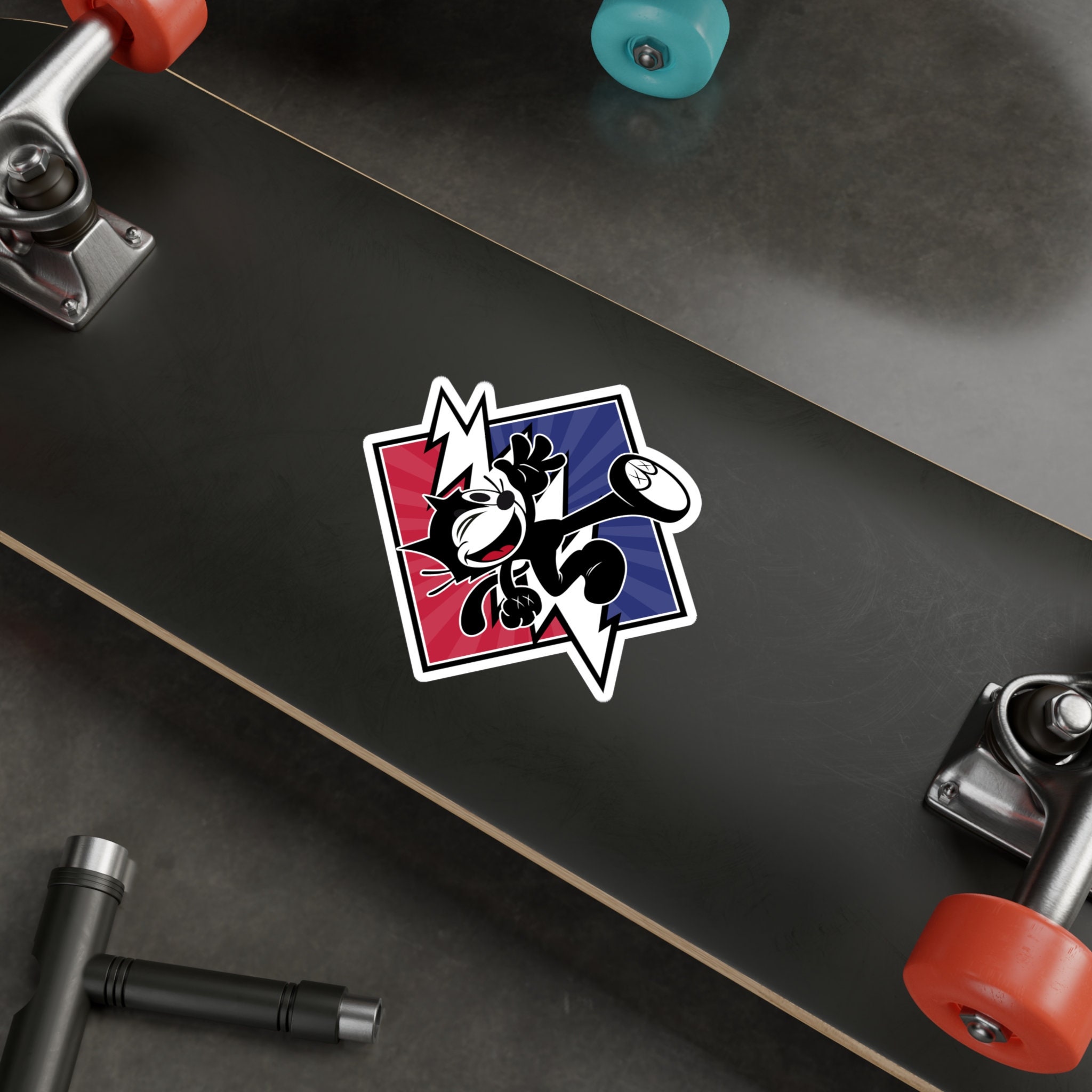 Felix Bolt Keep on Truckin' Sticker Kiss-cut Vinyl Decals Water ...