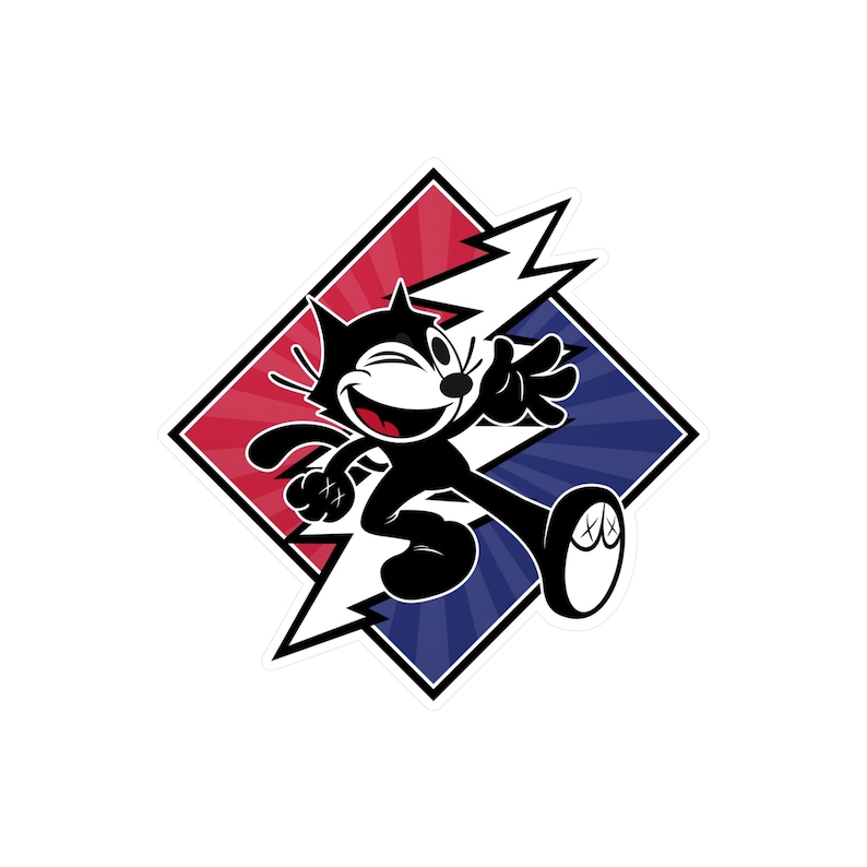 Felix Bolt Keep on Truckin' Sticker Kiss-cut Vinyl Decals Water ...