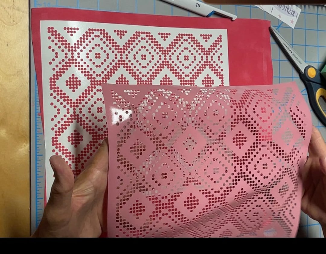 Rhinestone Flock Template - Etsy