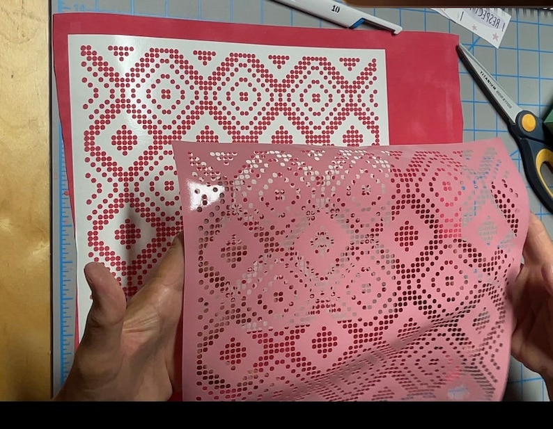 Rhinestone Flock Template - Etsy
