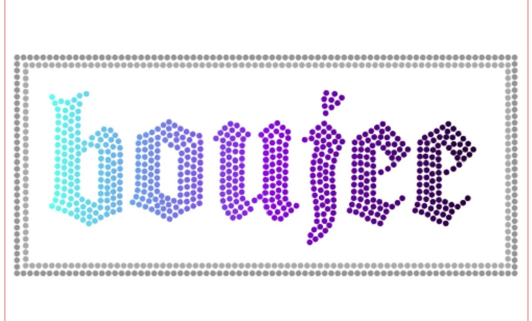 Rhinestone Template Design, SS!), BOUJEE, 4.915x11.166 - Etsy