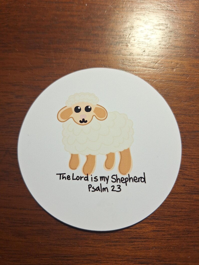 The Lord is My Shepherd Sticker/button - Etsy