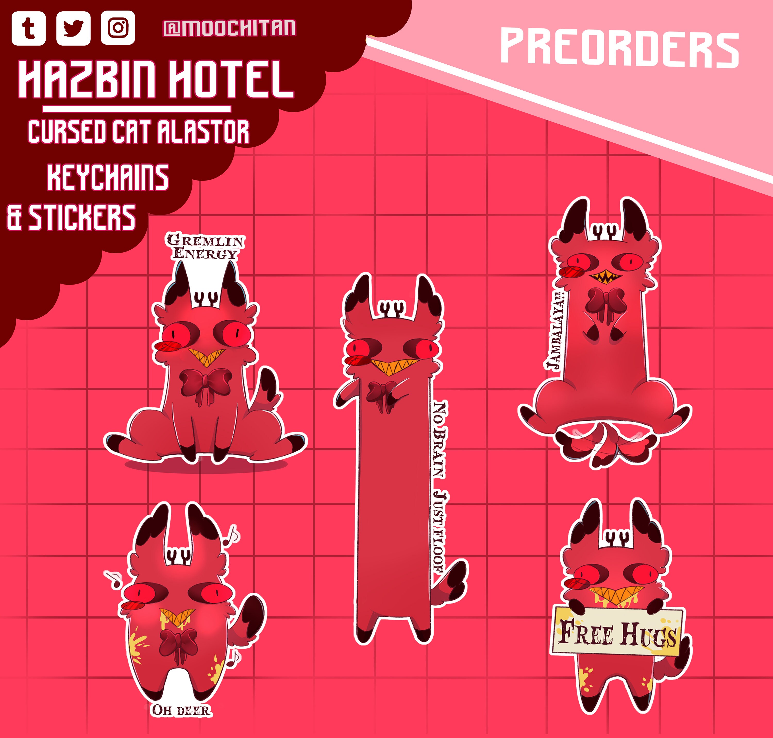 Cursed Cat Alastor - Etsy