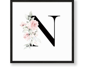 Monogram Letter N | Etsy