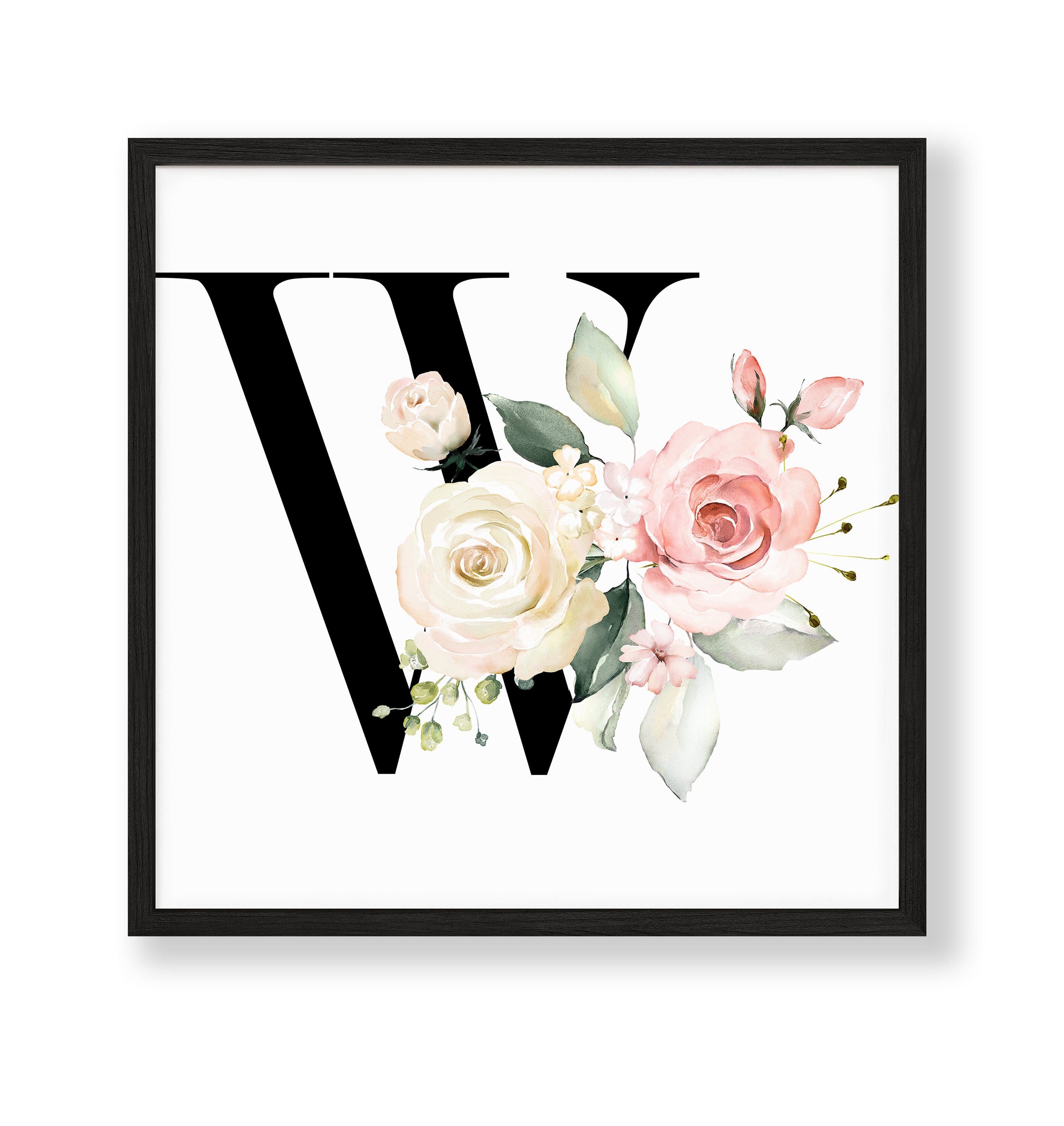 Digital Prints Prints Instant Download Letter W Print Letter W Wall Art ...