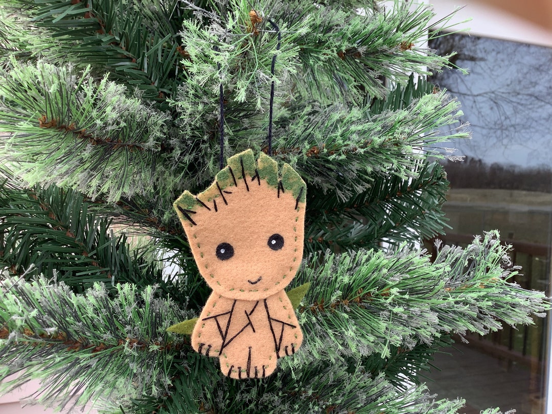 Baby Groot Felt Ornament - Etsy