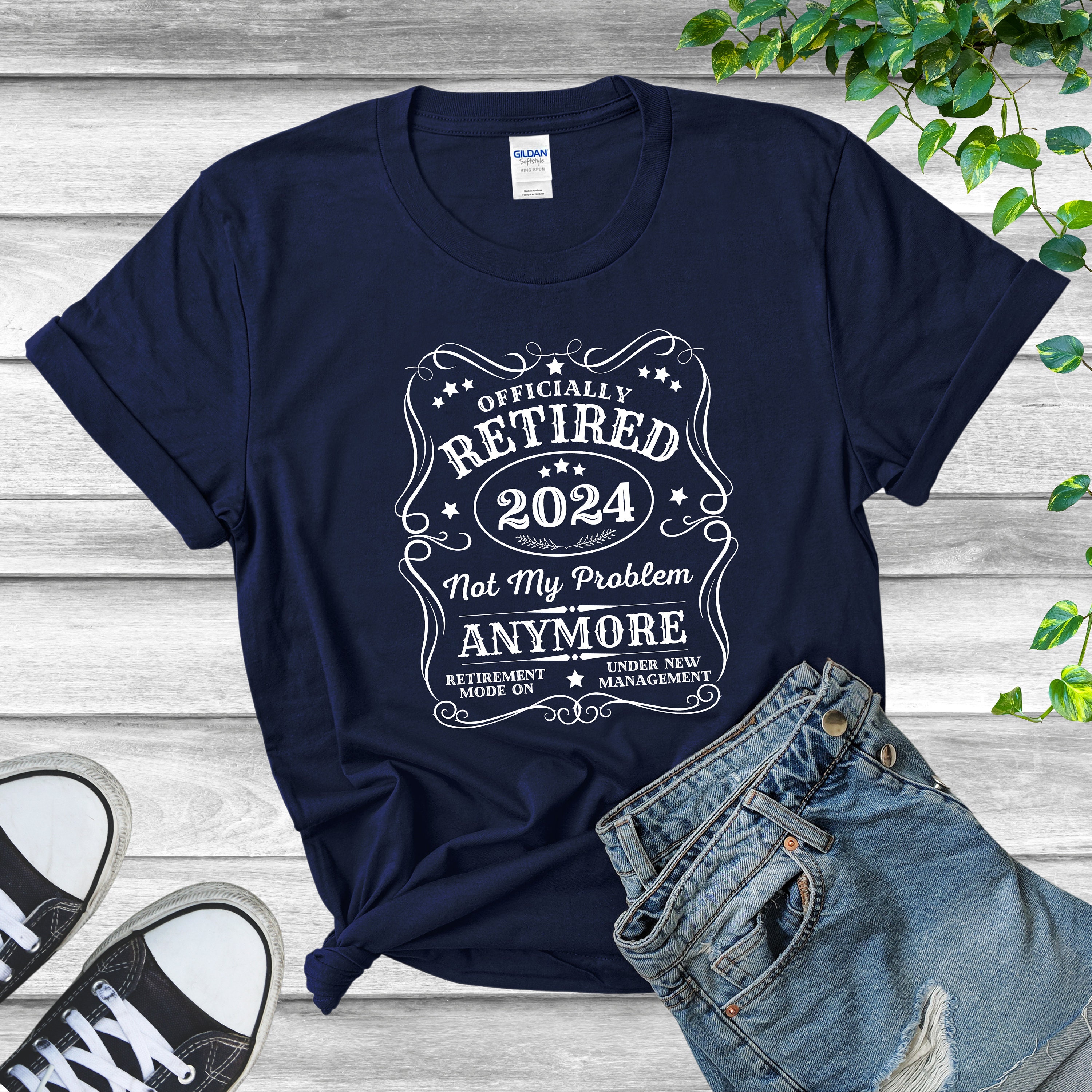 Retired 2024 Shirt, Retirement Party Gift, 2024 Retirement Gift ...