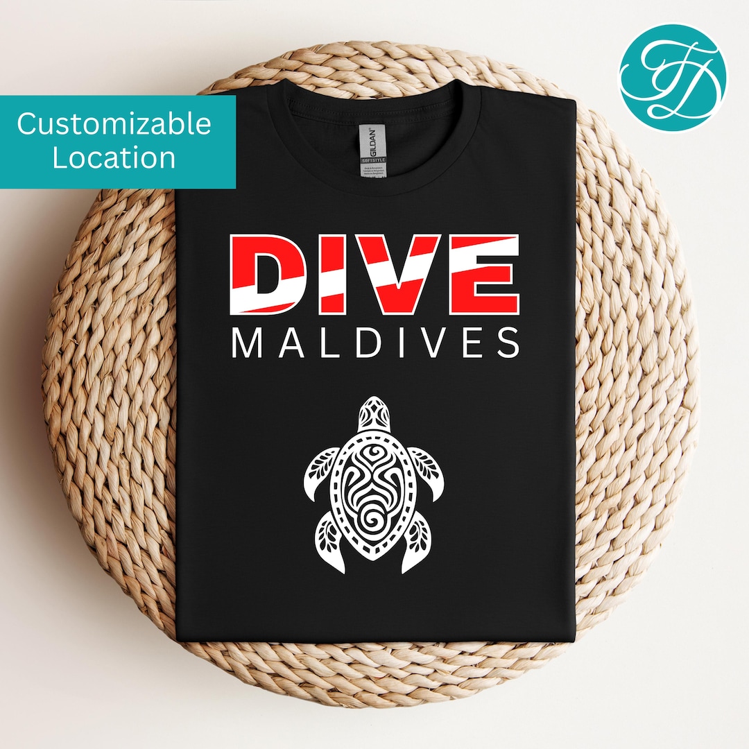 Scuba Shirt, Scuba Diver T-shirt, Customizable Diving Shirt, Dive ...