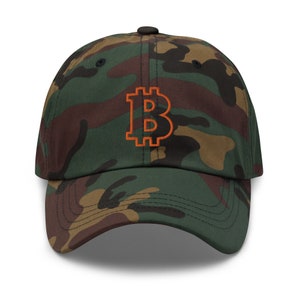 Bitcoin Hat, Bitcoin Embroidered Dad Hat, BTC Hat, Bitcoin Gift ...