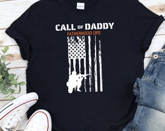 Gamer Dad Call of Daddy Shirt Father's Day Gift Diaper - Etsy