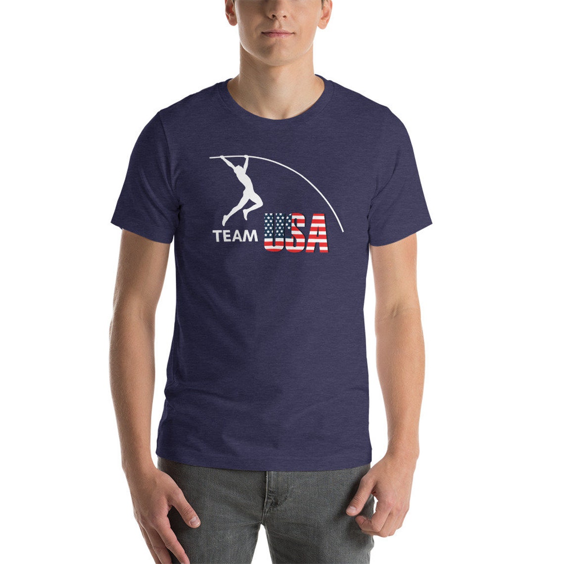 Pole Vault Shirt, USA Pole Vaulting Shirt, Pole Vaulter Shirt, Track ...