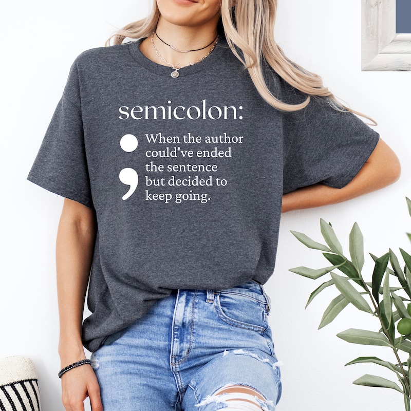 Semicolon Project - Etsy