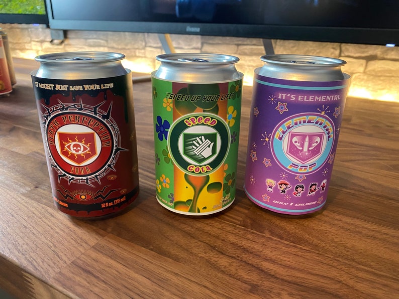 Call of duty Zombie Perk Cans Full collection 9 Cold War | Etsy