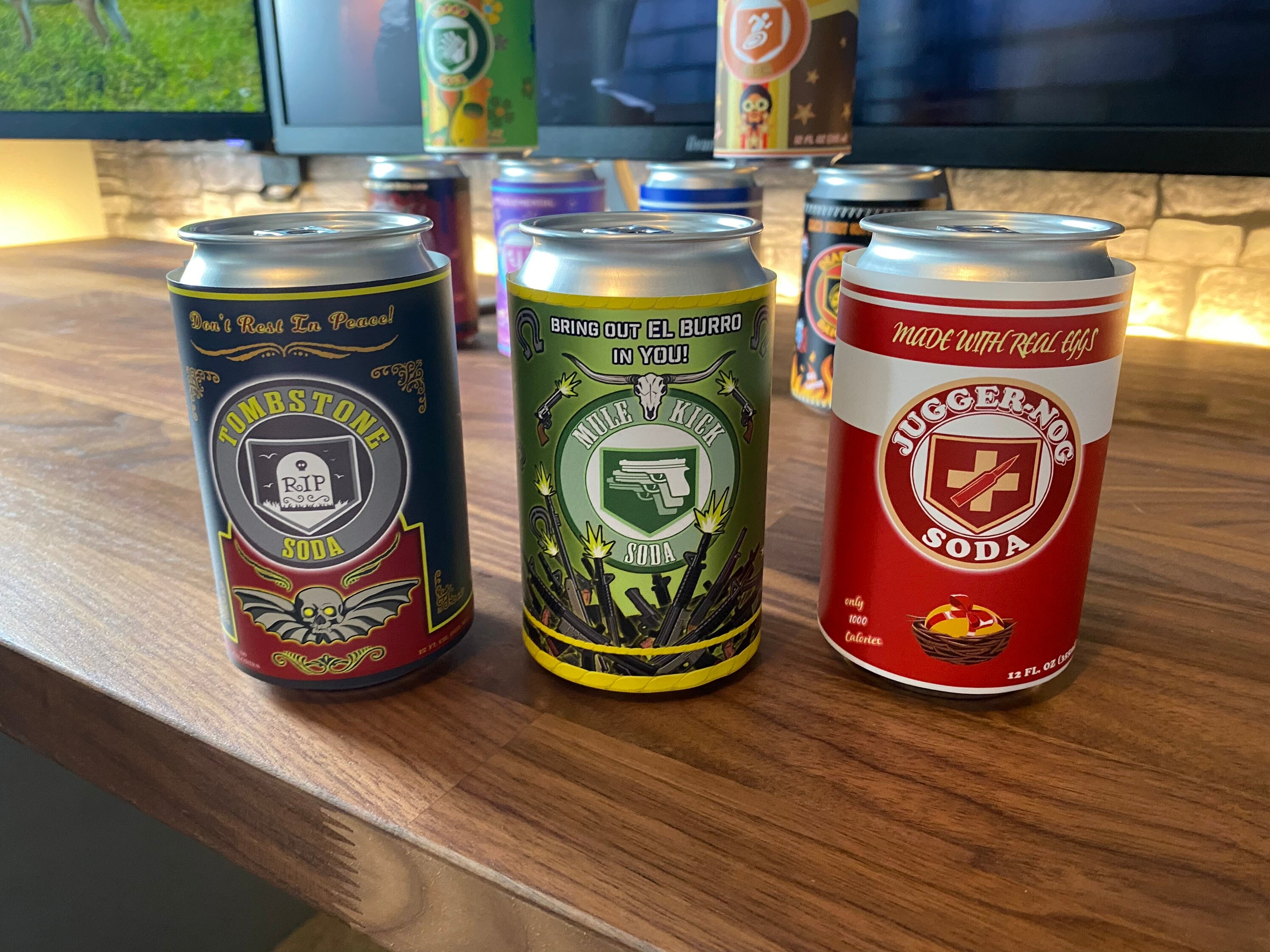 Call of duty Zombie Perk Cans Full collection 9 Cold War | Etsy