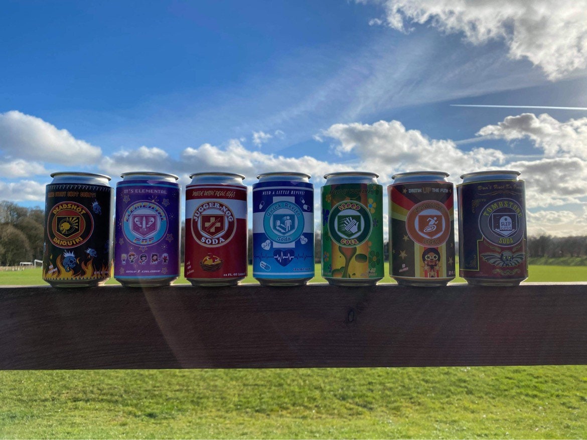 Call of duty Zombie Perk Cans Full set 7 Cold War | Etsy