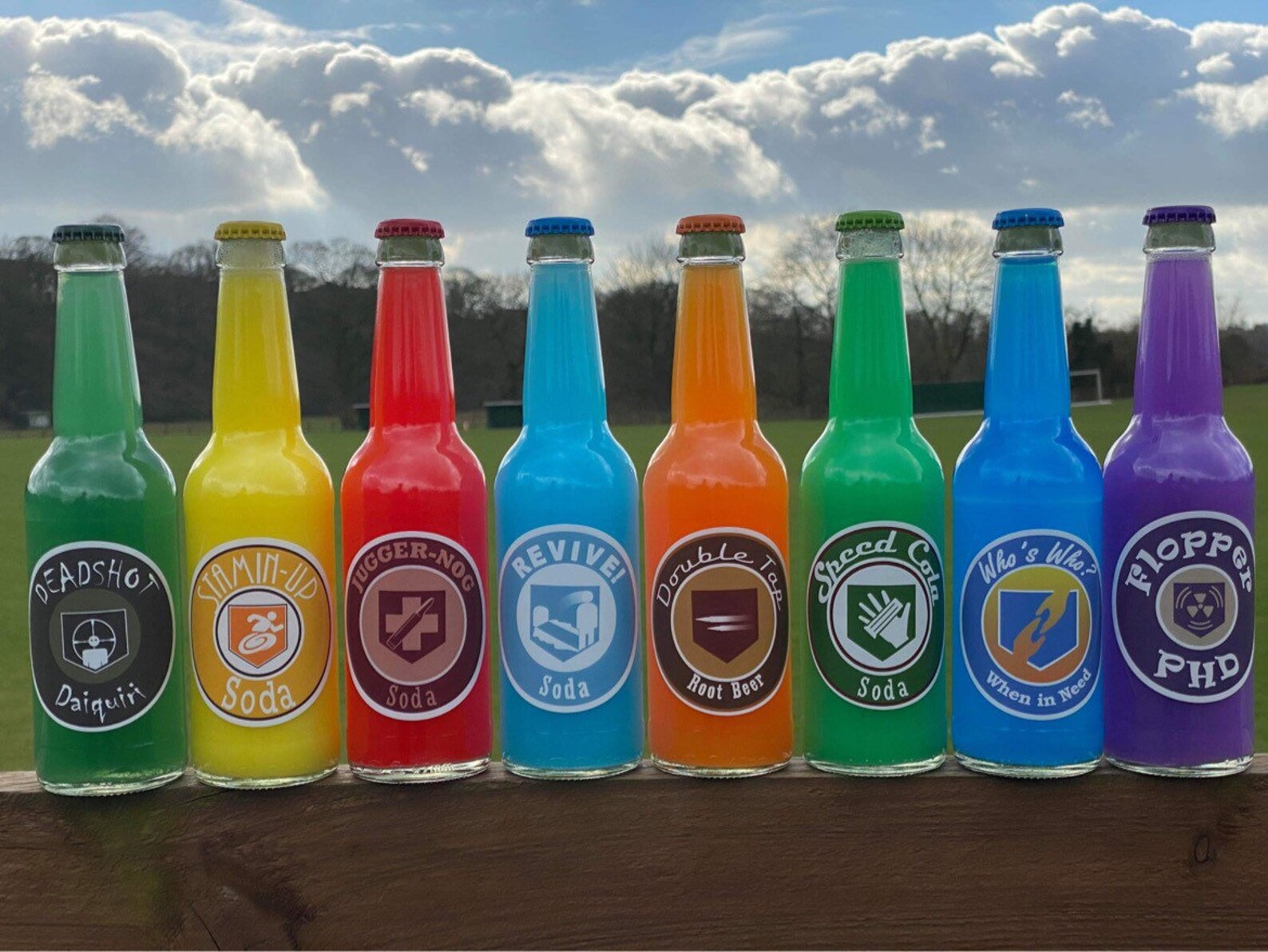 Call Of Duty Zombie Perk A Cola Bottles 8 Xbox Ps5 Black Ops Etsy