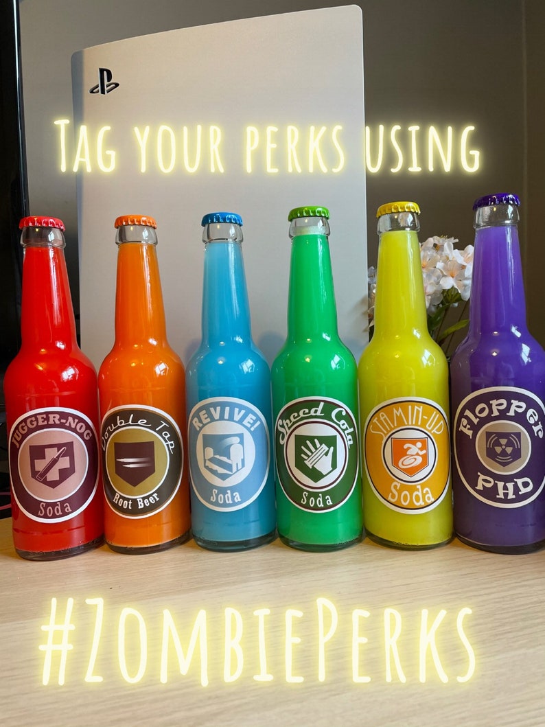 Botellas Call of Duty Zombie Perk COLECCIÓN COMPLETA Black Ops - Etsy ...
