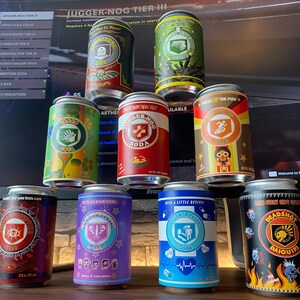 Call of duty Zombie Perk Cans Full collection 9 Cold War | Etsy