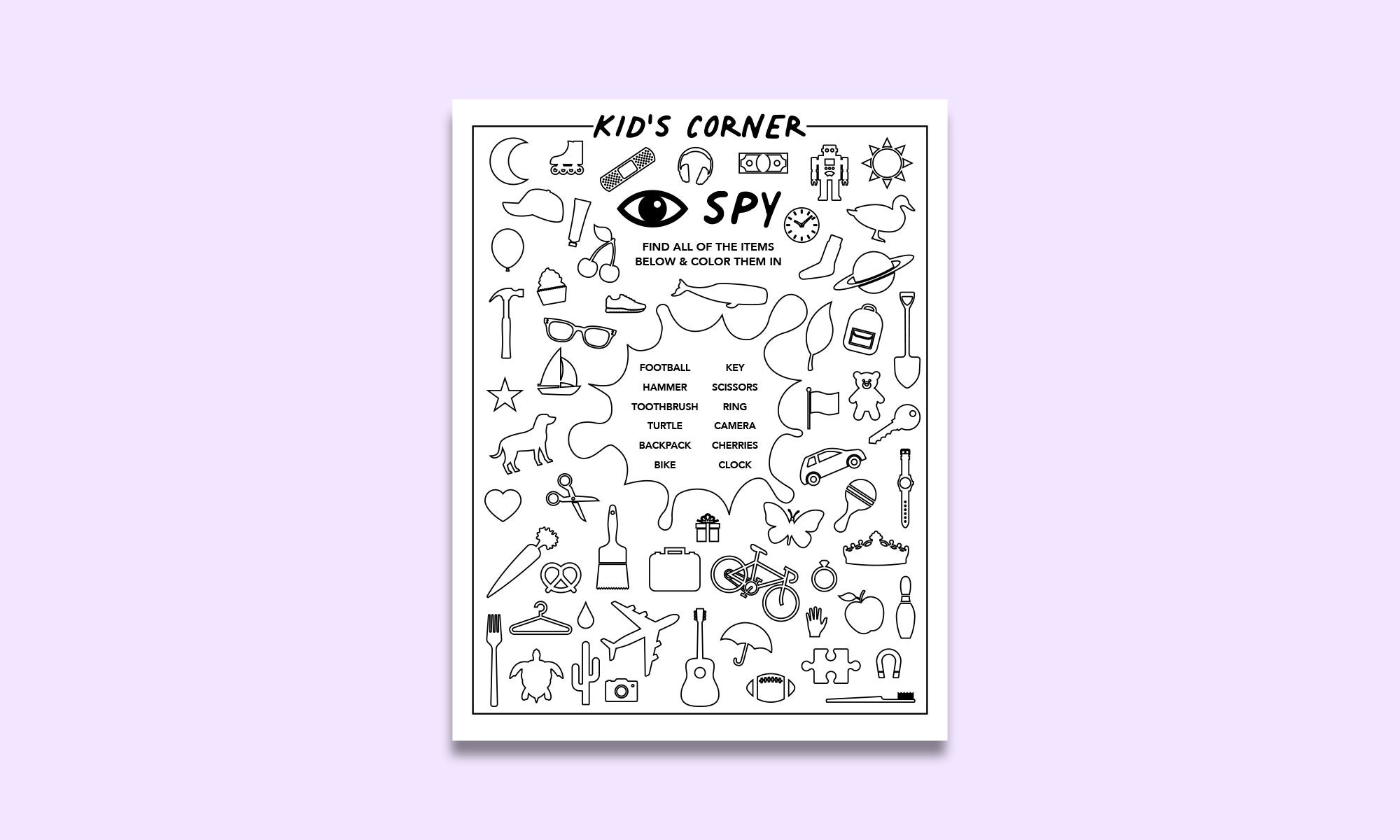 Kid's/children's Restaurant Menu Games (for Back of Menu) PDF - Etsy