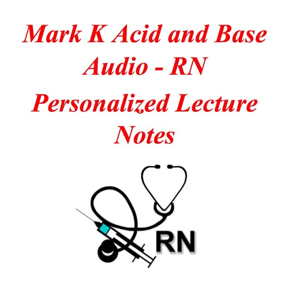 Mark K Lecture Notes - Etsy