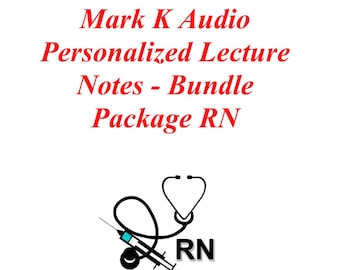 Mark K Lecture Notes - Etsy